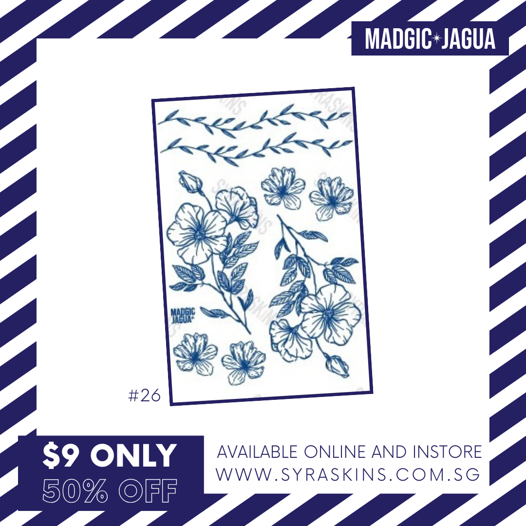 #26 Madgic Jagua - Geranium – SyraSkins Pte. Ltd.